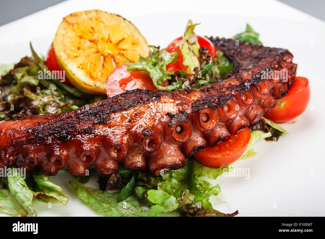 Cooked octopus hi-res stock photography and images - Alamy