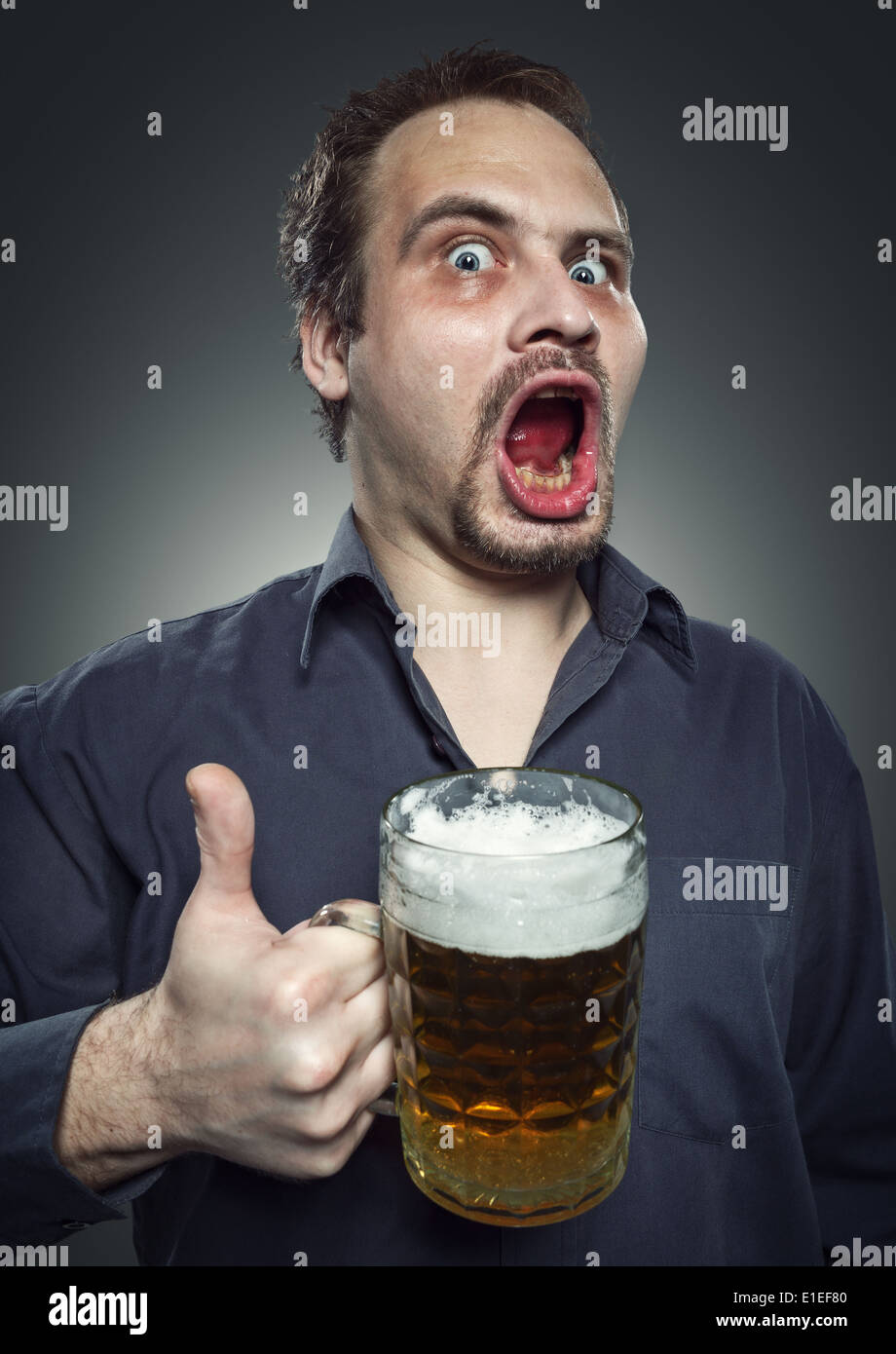 Men drunk beer not woman hi-res stock photography and images - Alamy