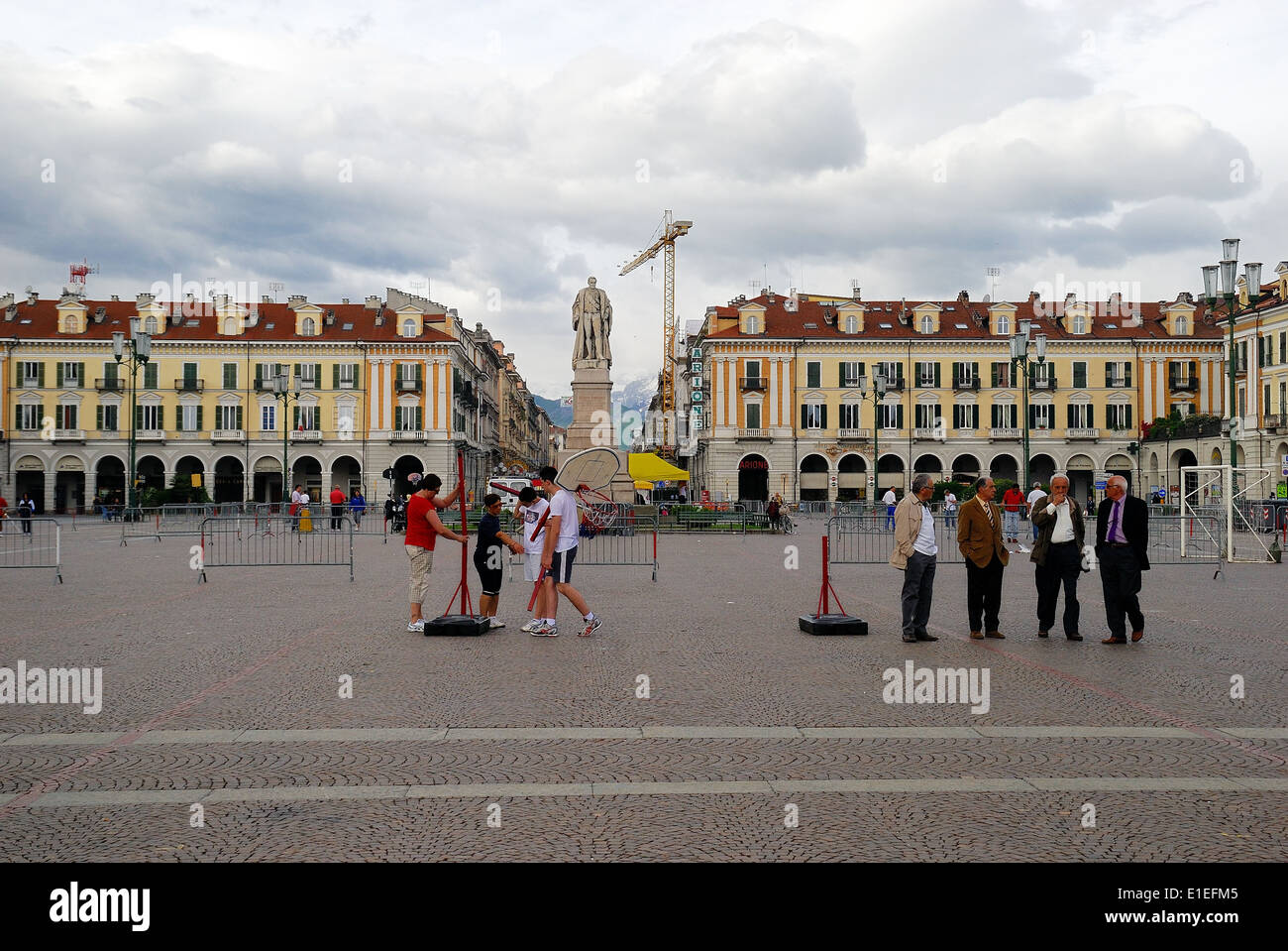 Cuneo, Piedmont, Italy : Duccio Galimberti square. Duccio Galimberti ...