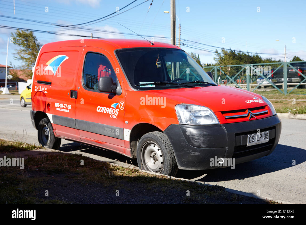 correos chile chilean post delivery van Punta Arenas Chile Stock Photo ...