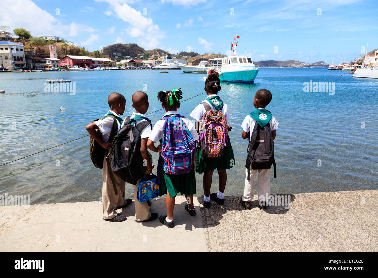 Caribbean school children hi-res stock photography and images - Alamy