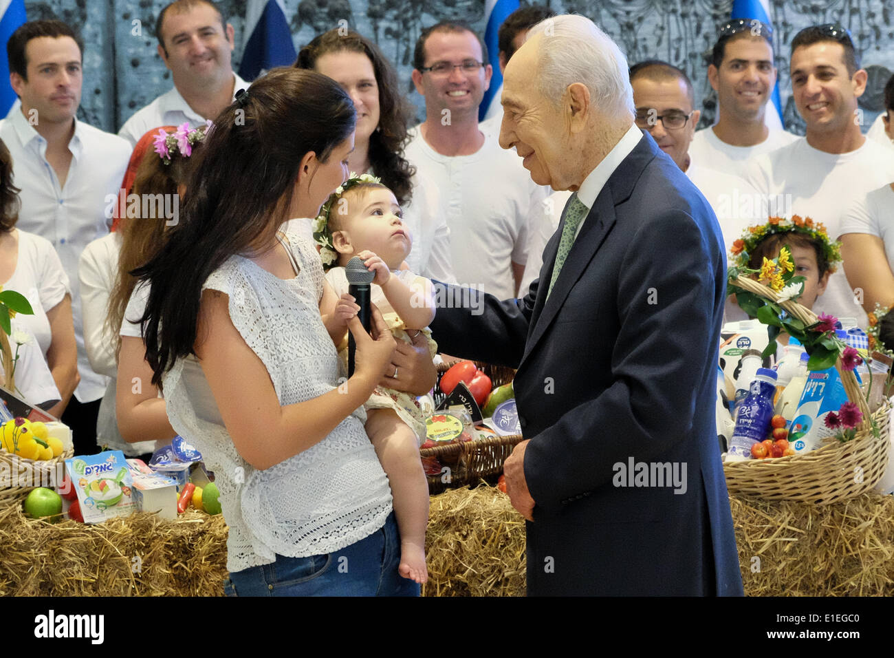 Jerusalem, Israel. 02nd June, 2014. Israeli President SHIMON PERES is ...