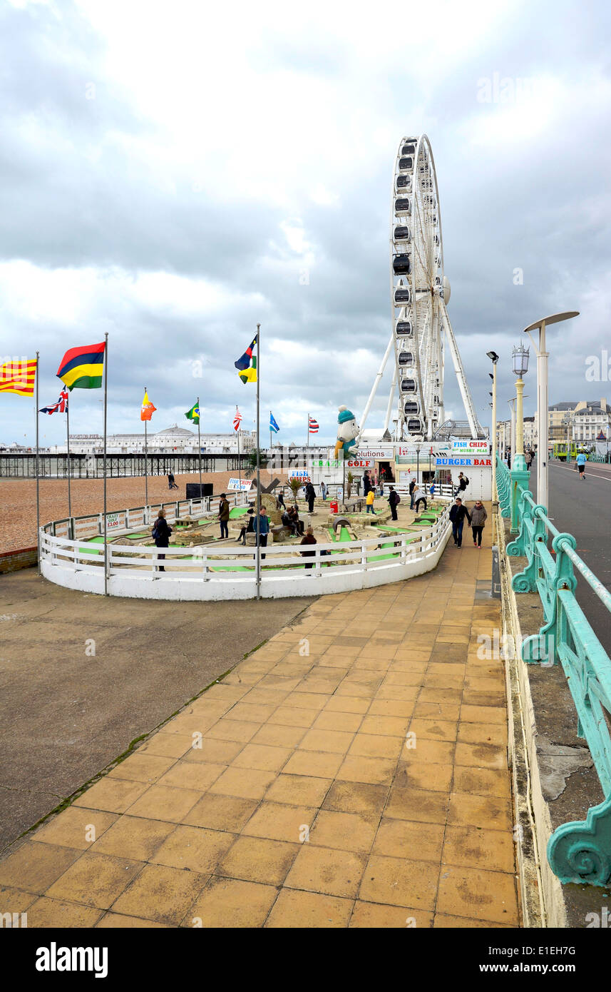 Brighton Seafront Crazy Golf High Resolution Stock Photography and ...