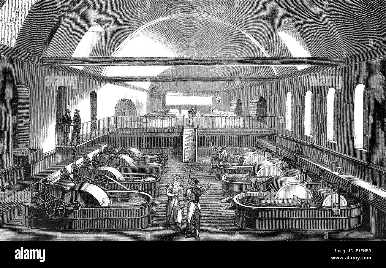 Papermaking Illustration High Resolution Stock Photography and Images ...