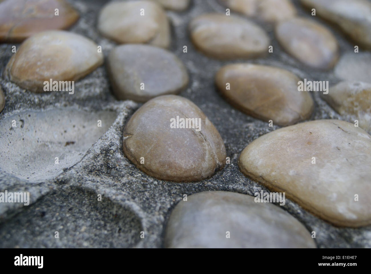 A close-up of cobblestone ground Stock Photo - Alamy