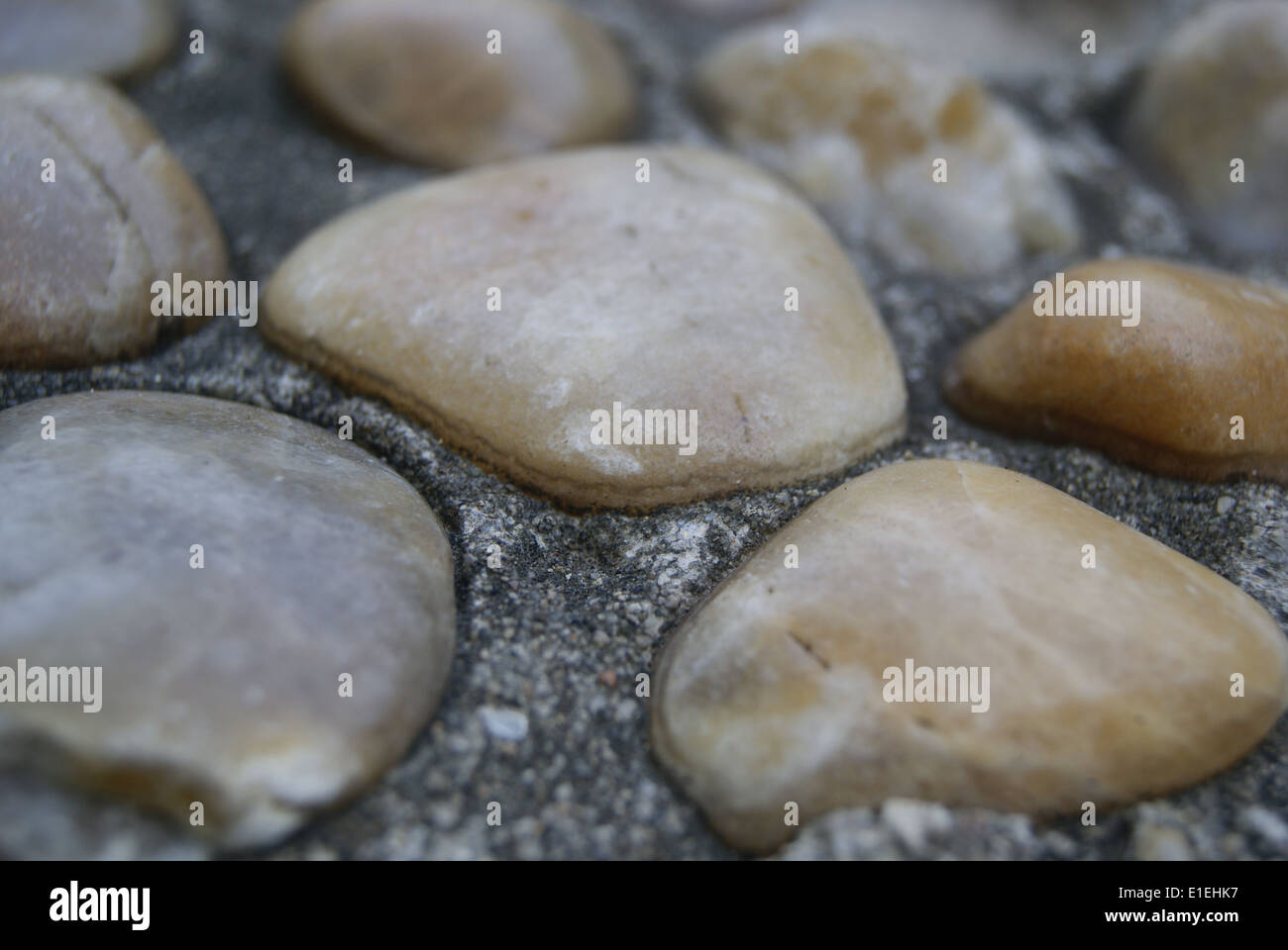 A close-up of cobblestone ground Stock Photo - Alamy