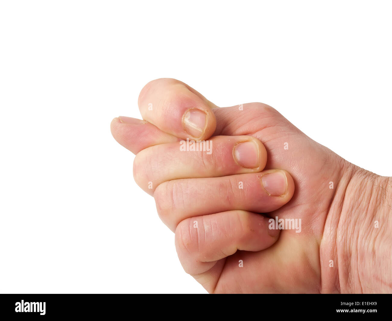 Fig hand gesture hi-res stock photography and images - Alamy