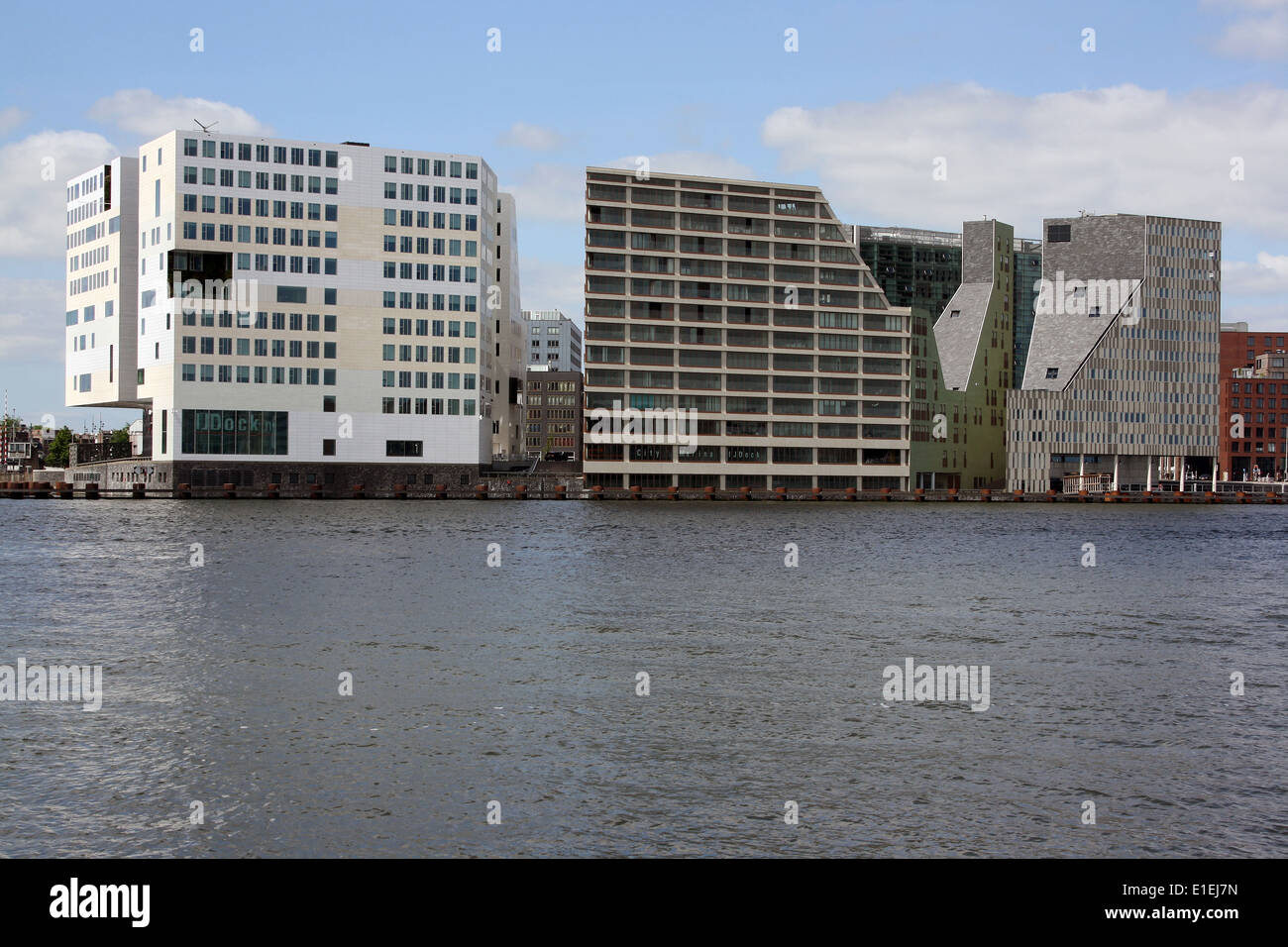 Amsterdam, riverside development of former docks Stock Photo - Alamy