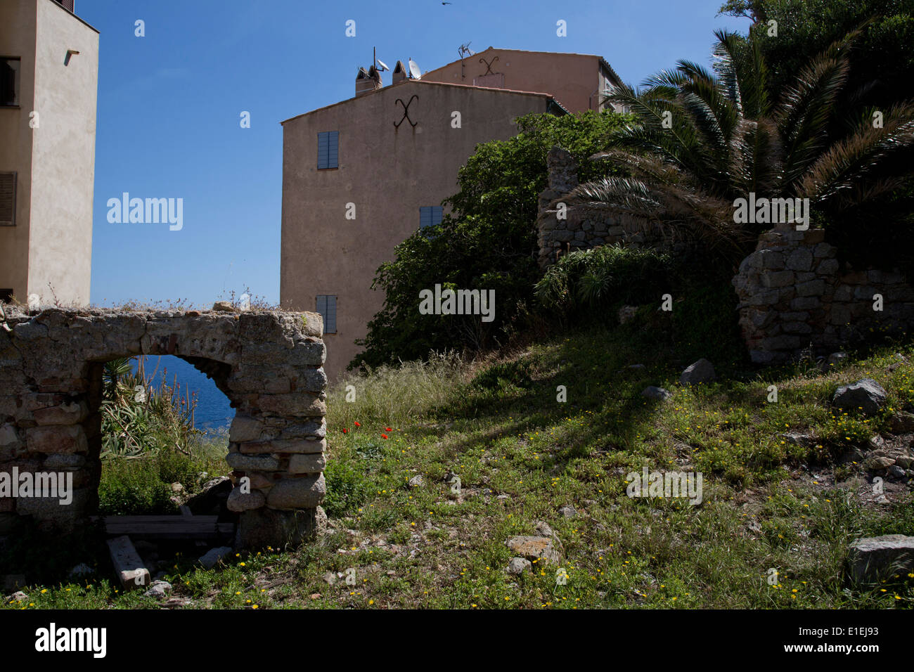 The ruined house said to be the birthplace of Christopher Columbus in ...