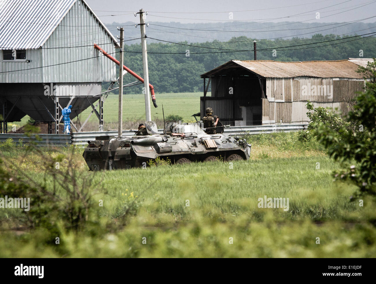 Military APC's on patrol. The pro-Russian insurgents have waged ...