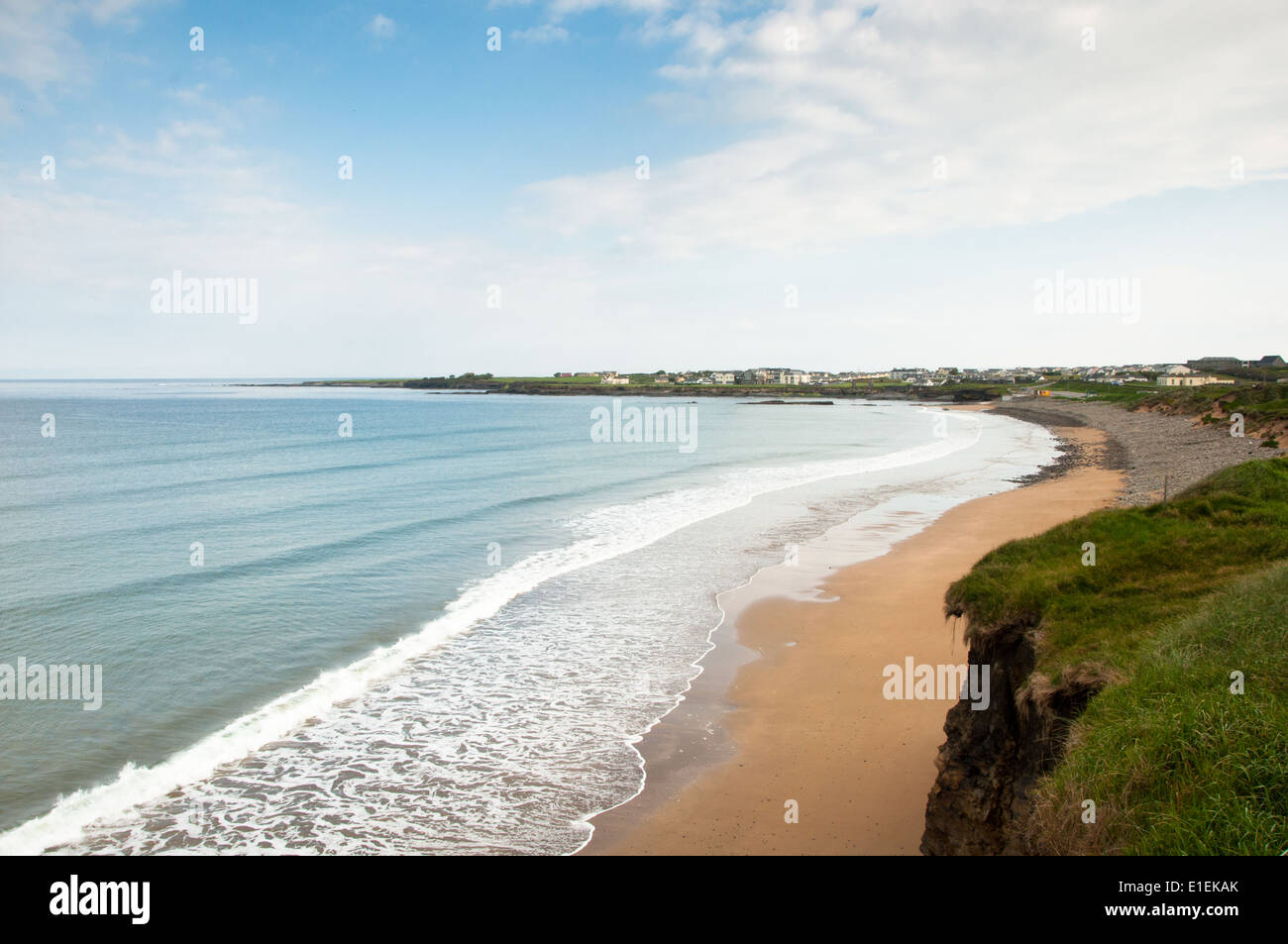 Beach at Spanish Point County Clare on West Coast of Ireland on a Calm ...