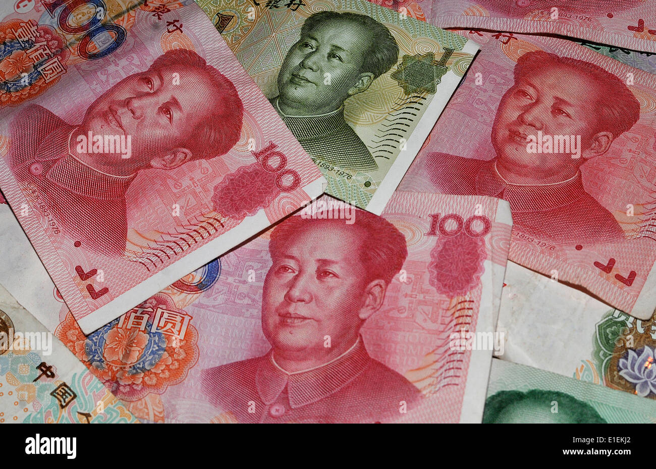 100 yuan note mao hi-res stock photography and images - Alamy
