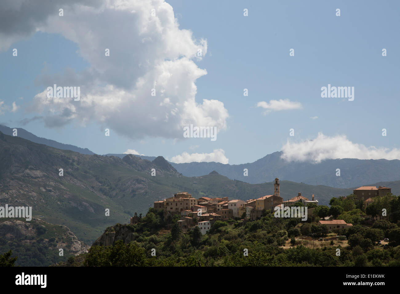 The village of Montegrosso, Corsica, France Stock Photo - Alamy