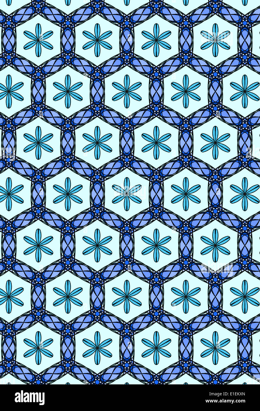 Symmetrical floral patterns hi-res stock photography and images - Alamy