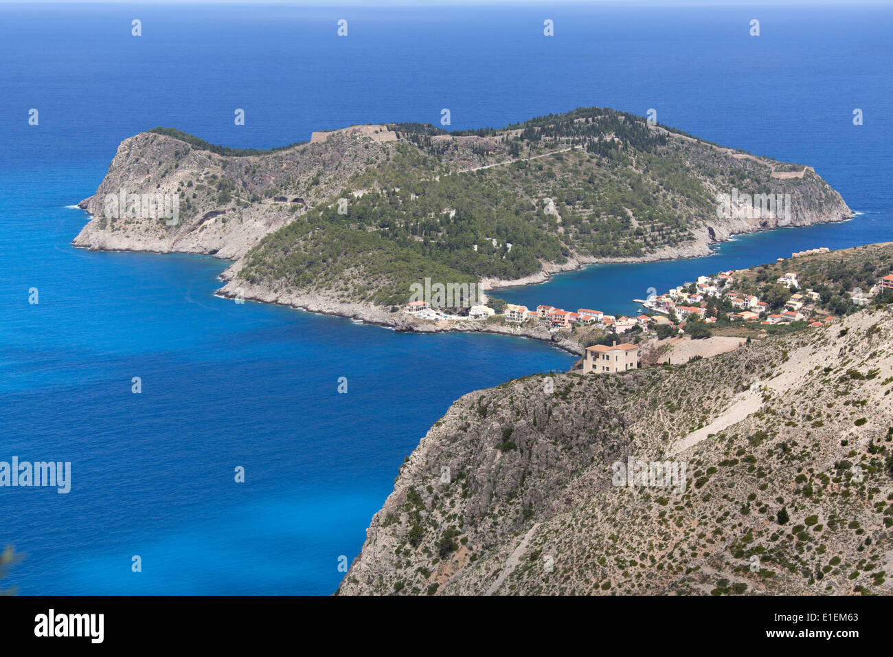 View of assos and the fortress hi-res stock photography and images - Alamy