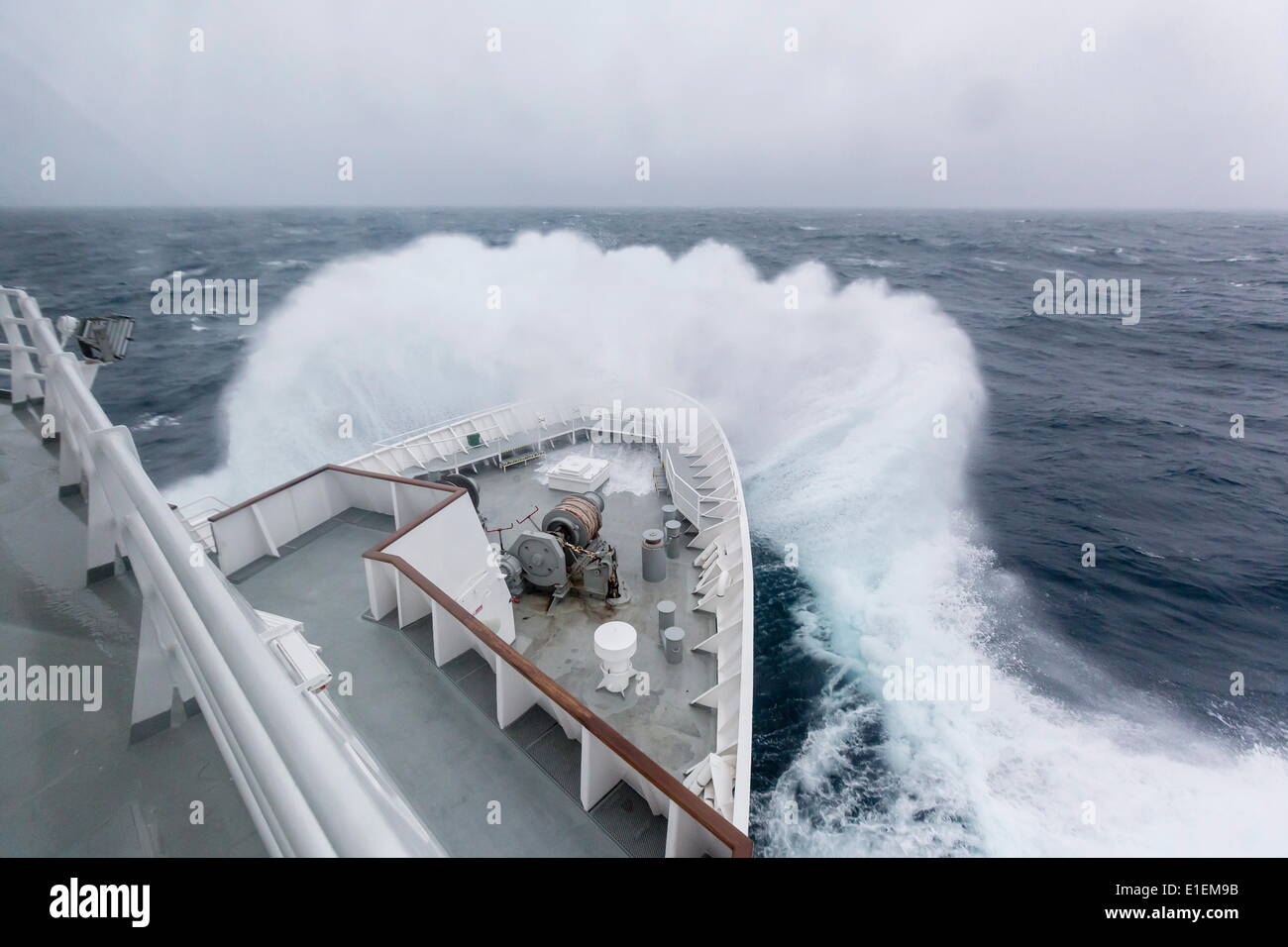The Lindblad Expeditions ship National Geographic Explorer in heavy ...