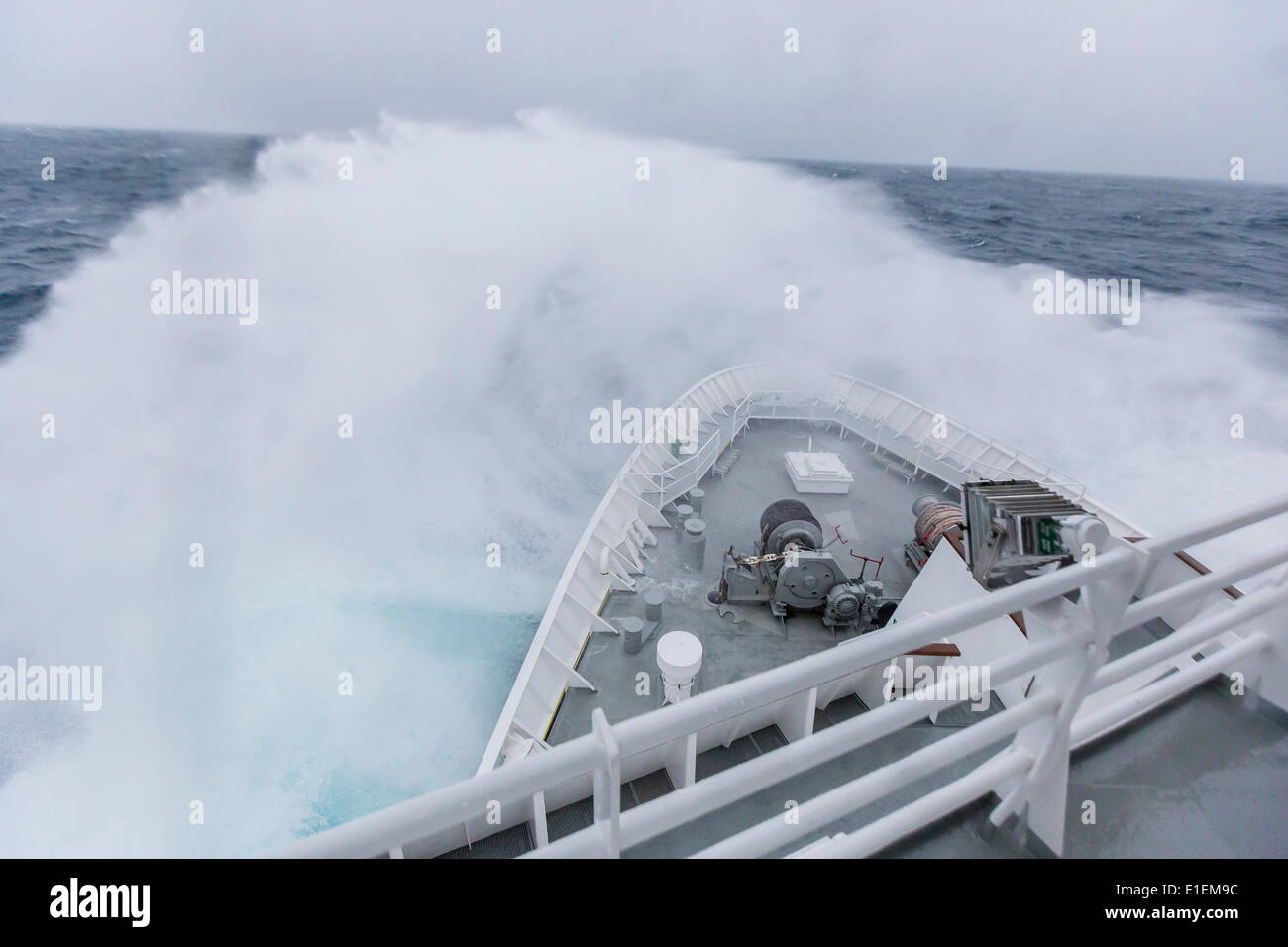 The Lindblad Expeditions ship National Geographic Explorer in heavy ...