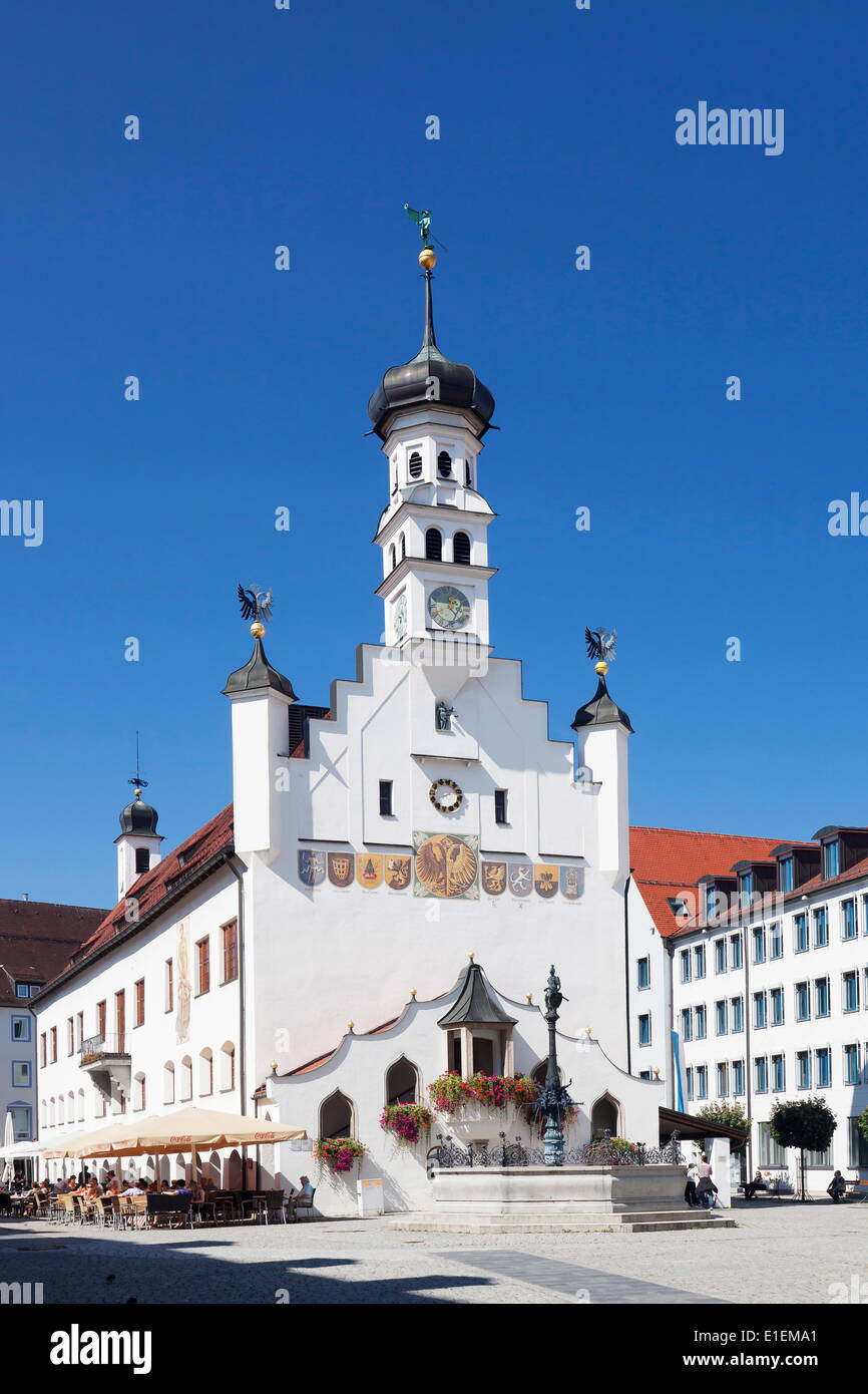 Town Hall, Kempten, Schwaben, Bavaria, Germany, Europe Stock Photo - Alamy