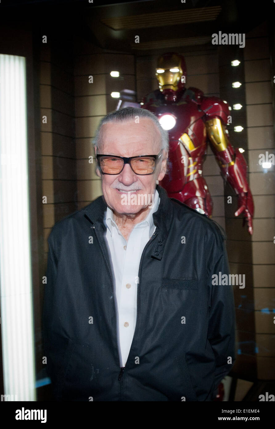 Manhattan, New York, USA. 30th May, 2014. Comic book writer STAN LEE ...