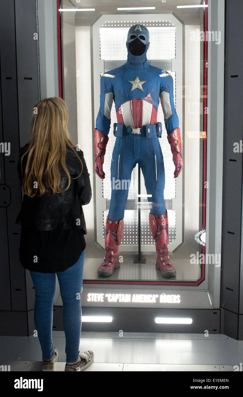 Manhattan, New York, USA. 30th May, 2014. The Captain America exhibit ...