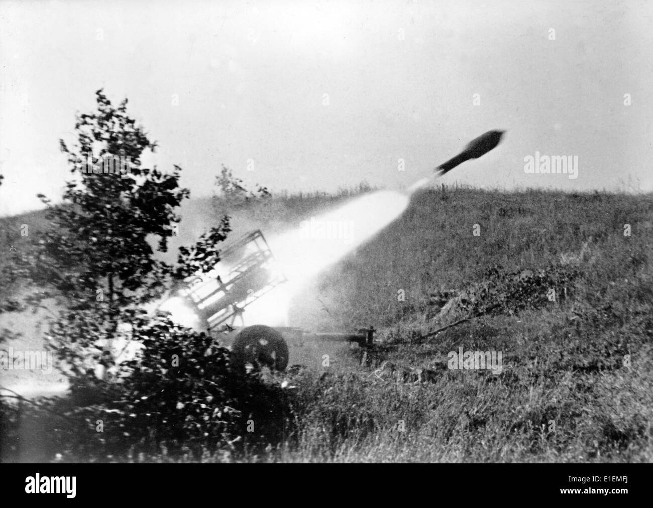 The picture from National Socialist reporting shows a Nebelwerfer (lit ...