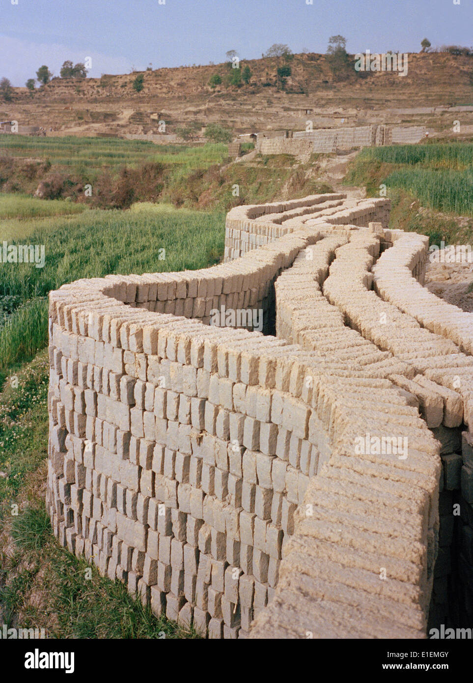 Brick Factory, Godawari, Kathmandu, Nepal Stock Photo - Alamy