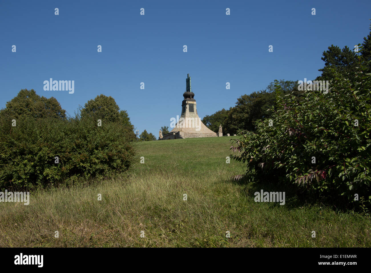 Memorial the Monument of Peace on the Pratzen Heights scene of fighting ...
