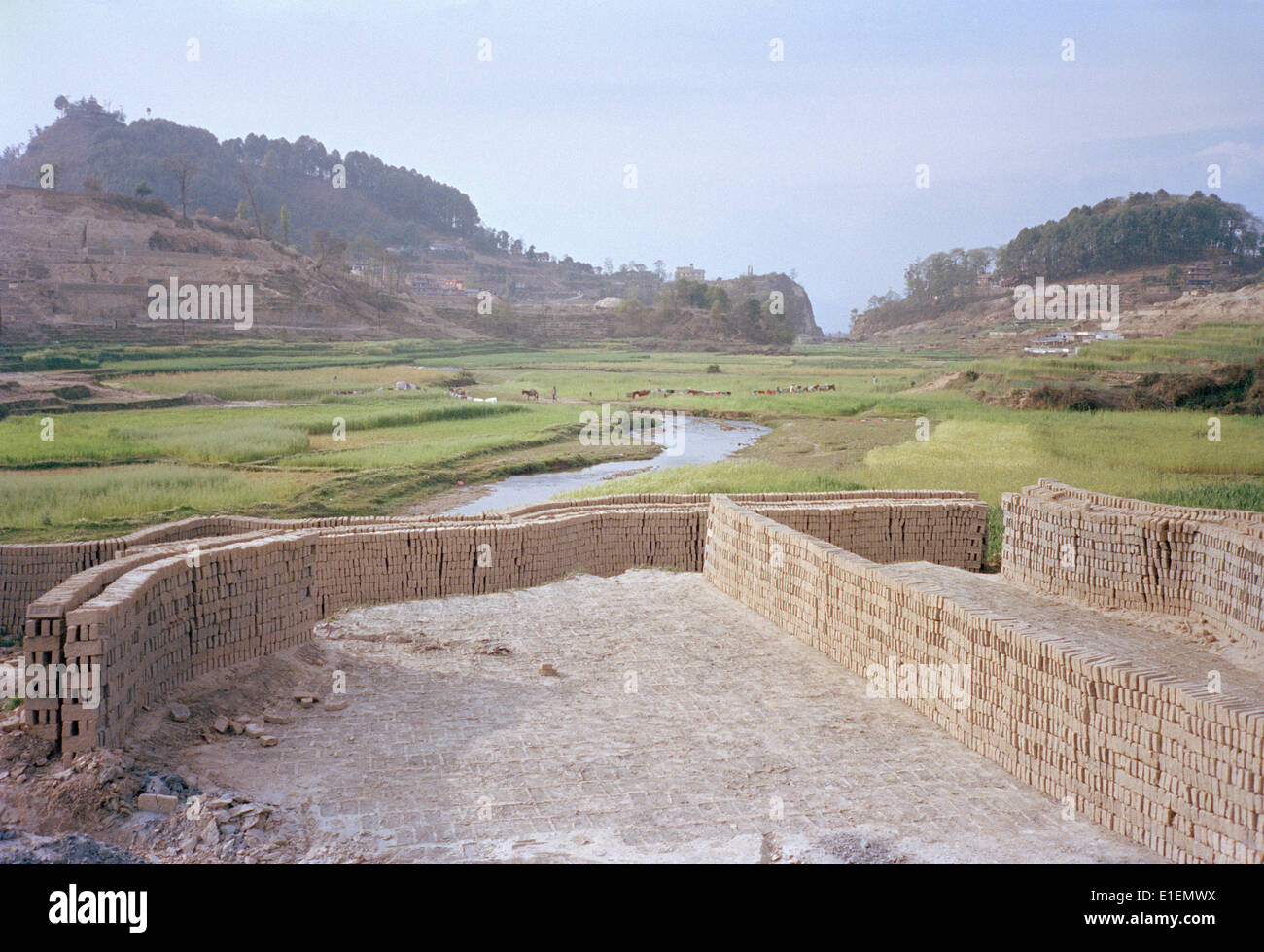 Brick Factory, Godawari, Kathmandu, Nepal Stock Photo - Alamy