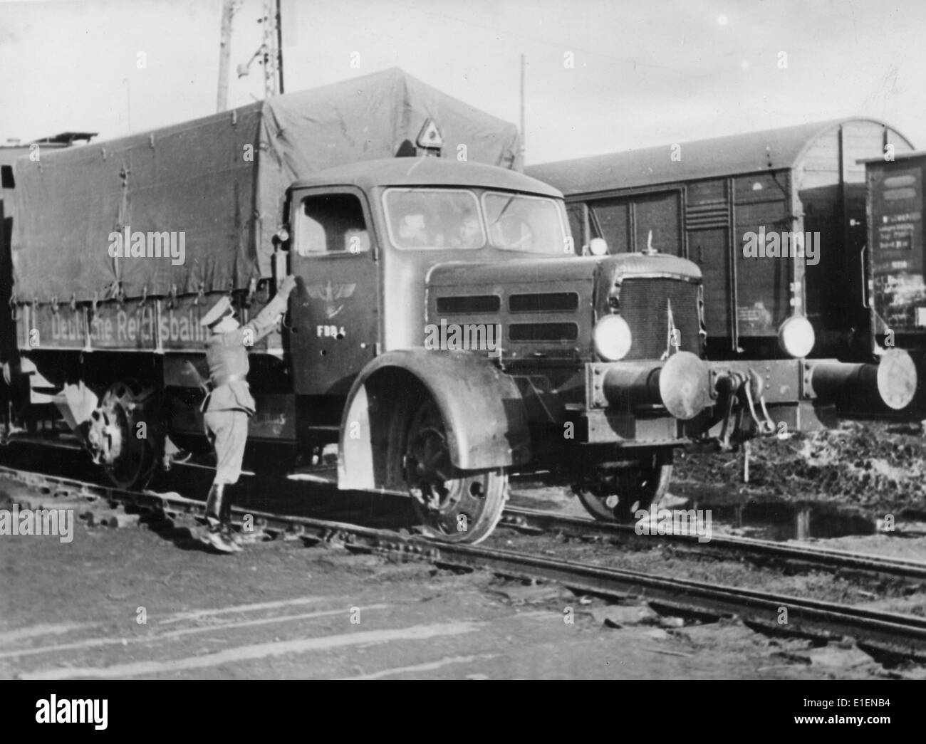 Militar Transport Black And White Stock Photos Images Alamy