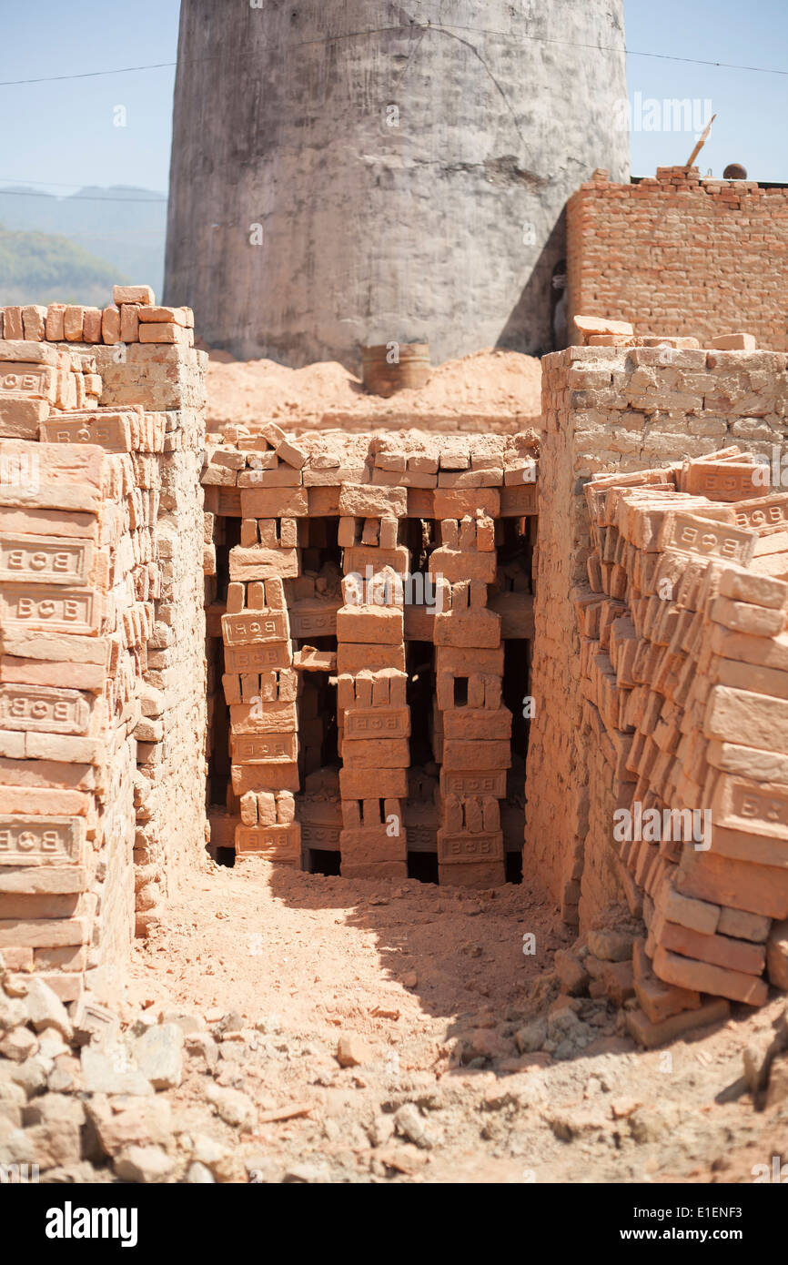 Brick Factory, Godawari, Kathmandu, Nepal Stock Photo - Alamy