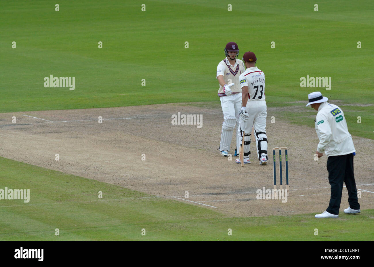 Emirates Old Trafford, Manchester, UK. 2nd June 2014. Lancashire v ...