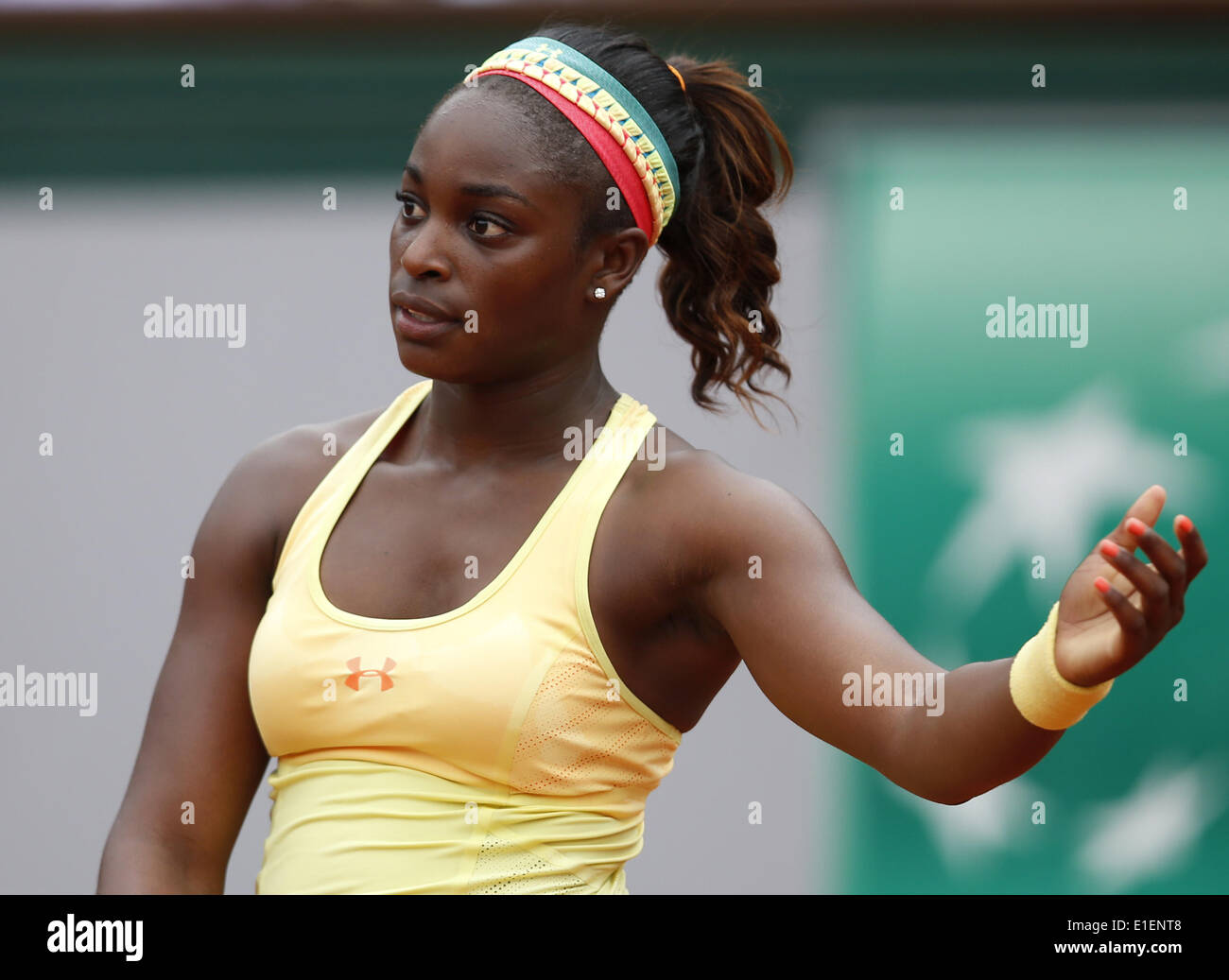 Paris, France. 2nd June, 2014. Sloane Stephens of the United States ...