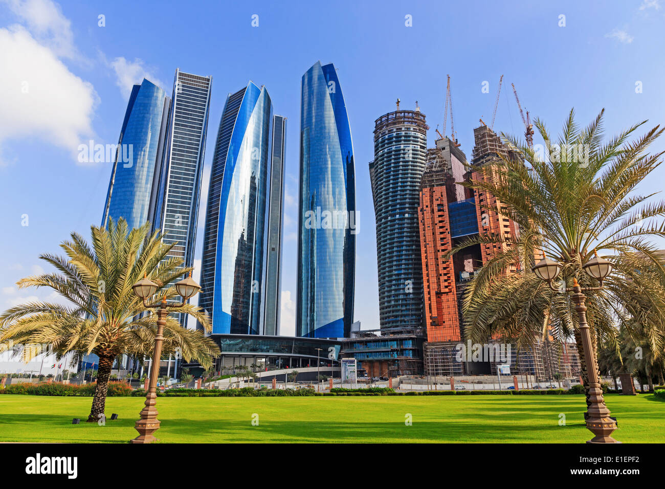 Modern buildings in Abu Dhabi Stock Photo - Alamy