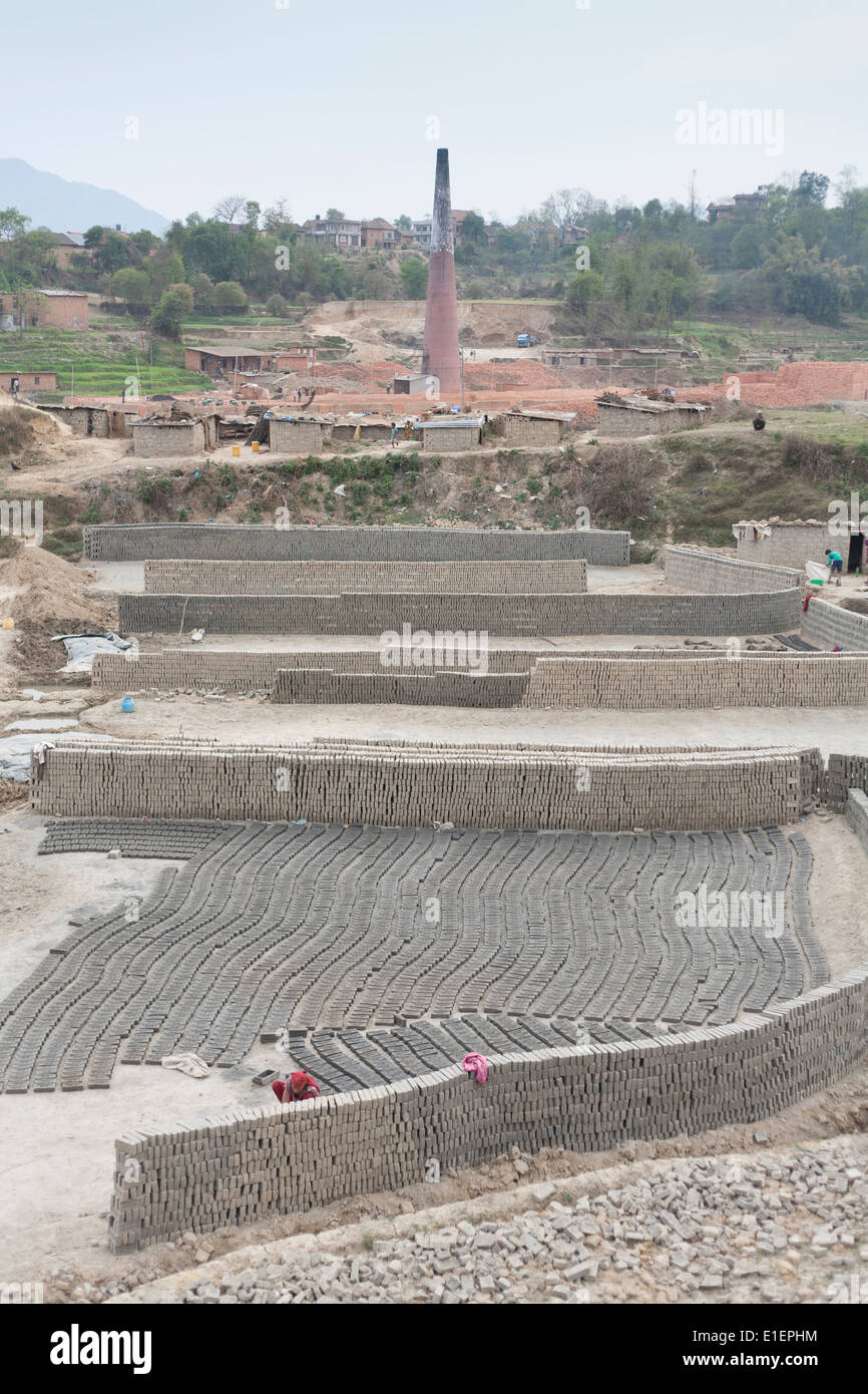 Brick Factory, Godawari, Kathmandu, Nepal Stock Photo - Alamy