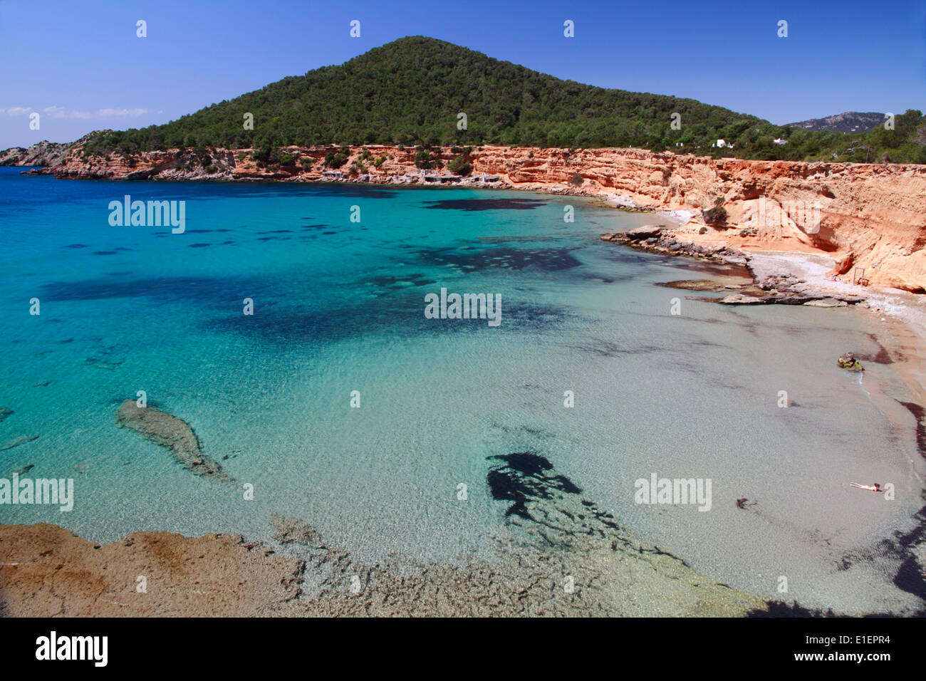 General view of Sa Caleta beach Stock Photo - Alamy