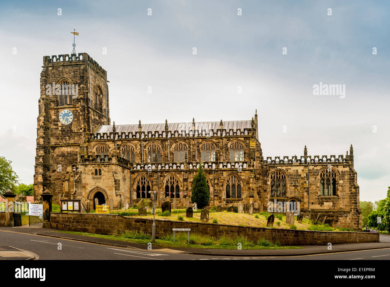 St Mary's Church, Thirsk Stock Photo - Alamy