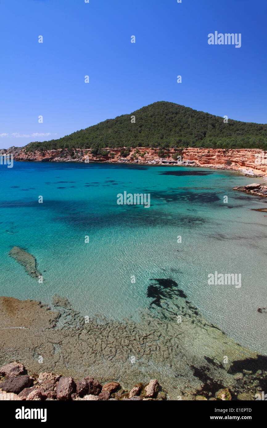 General view of Sa Caleta beach Stock Photo - Alamy