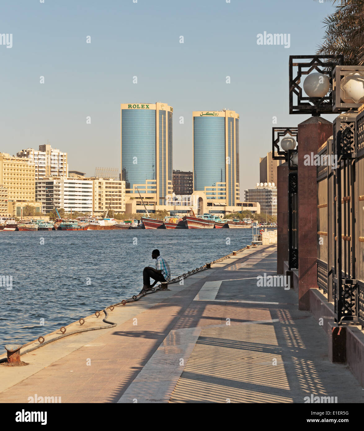 DUBAI, UAE-OCTOBER 30: Port Saeed on October 30, 2013 in Dubai, UAE ...