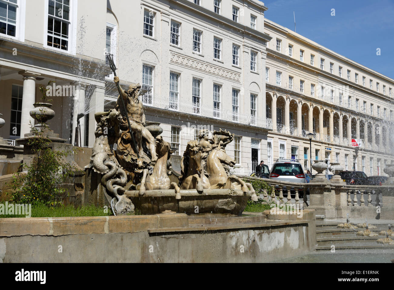 Neptune Fountain outside the Municipal Offices, The Promenade ...