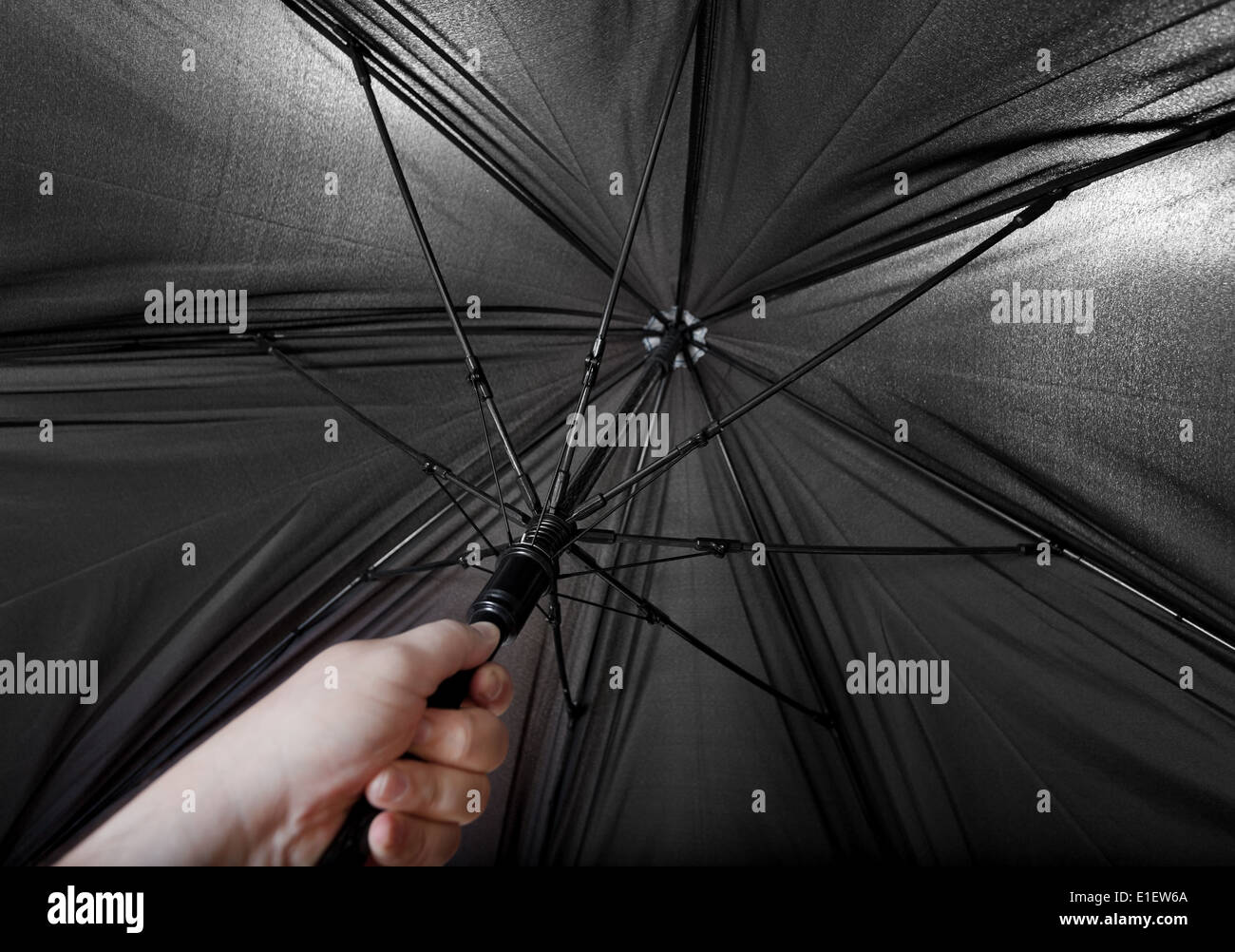 Big open umbrella hi-res stock photography and images - Alamy