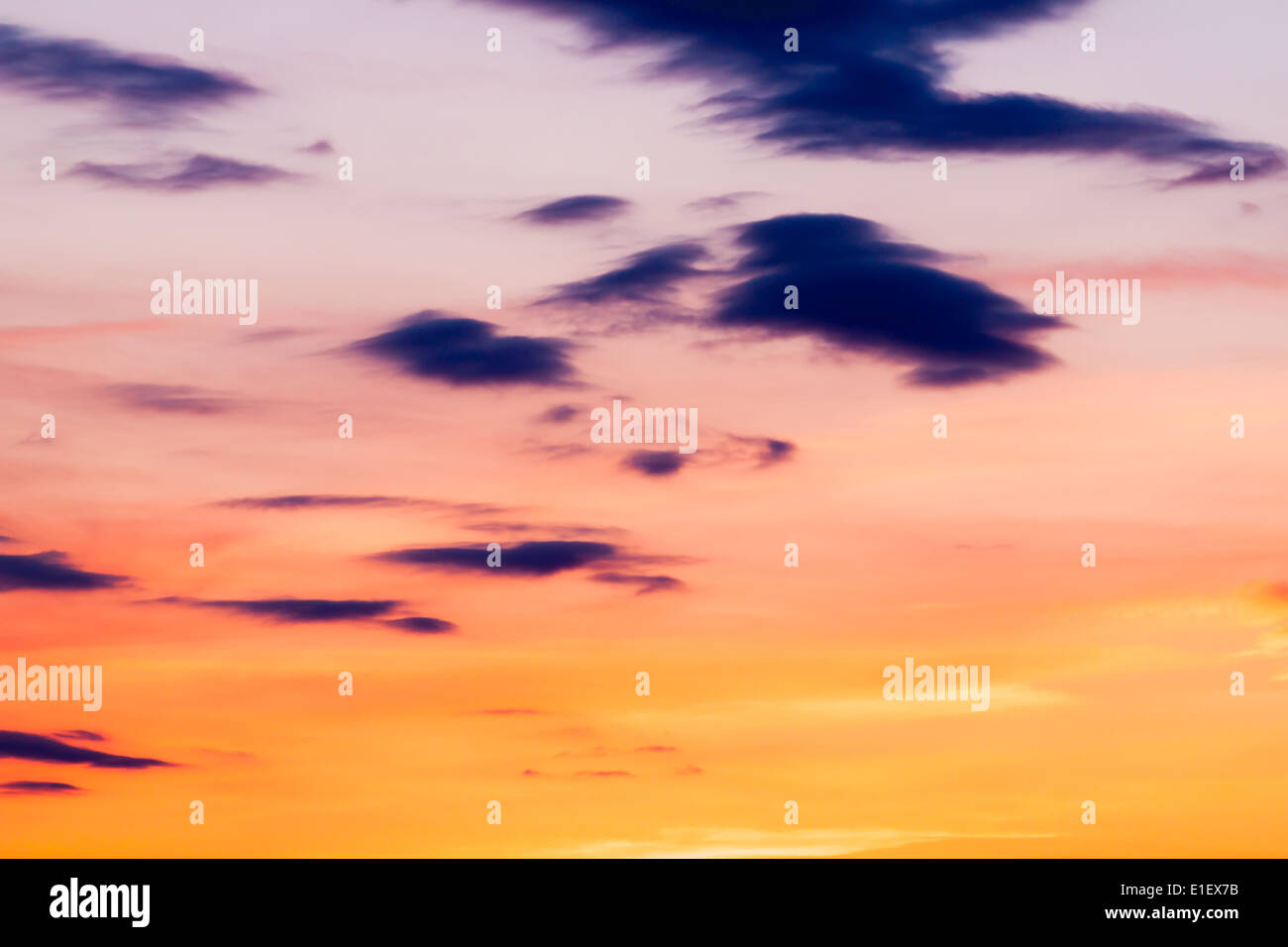 Beautiful orange sky hi-res stock photography and images - Alamy