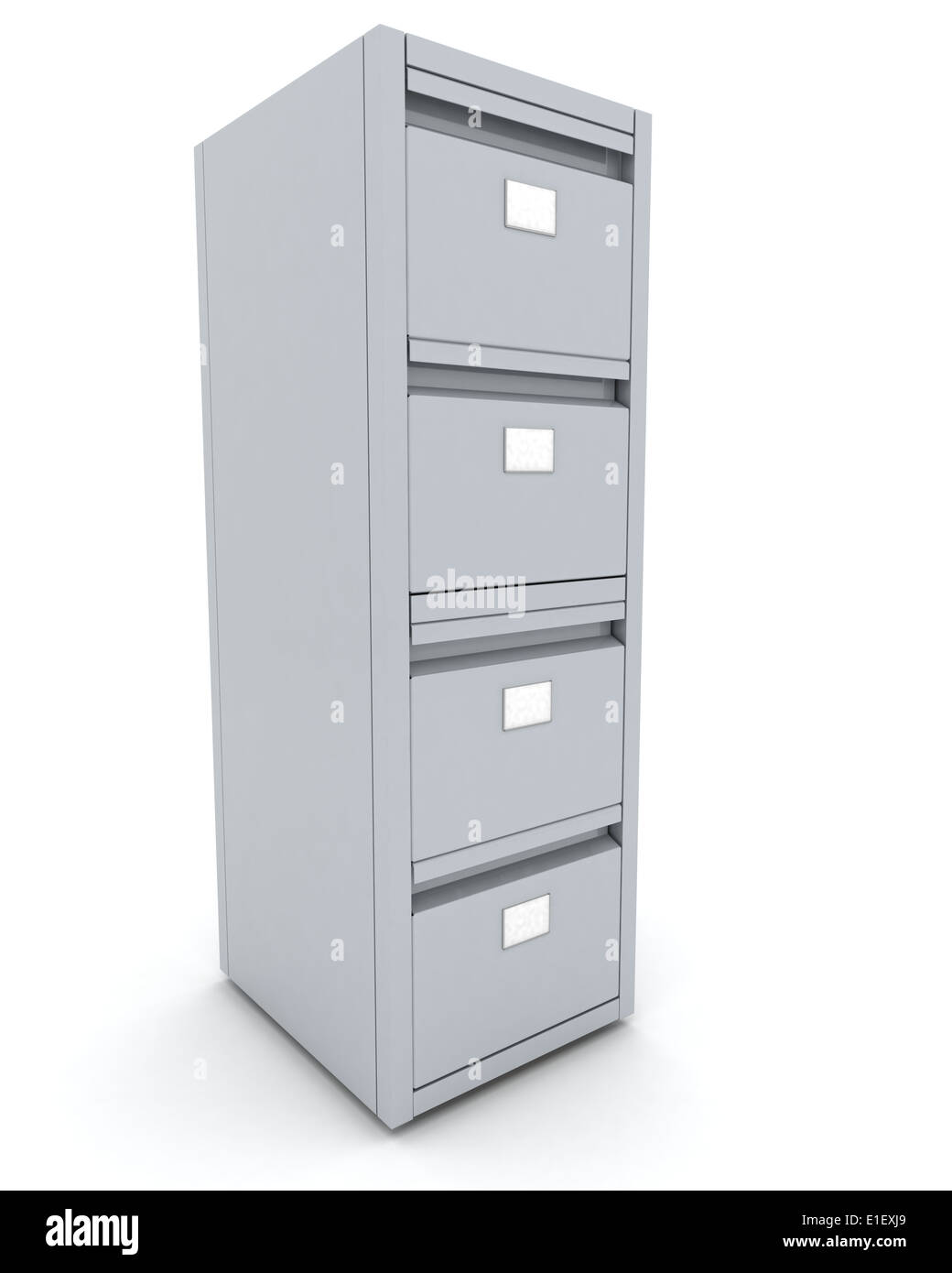 3D Render of a Filing Cabinet Stock Photo - Alamy