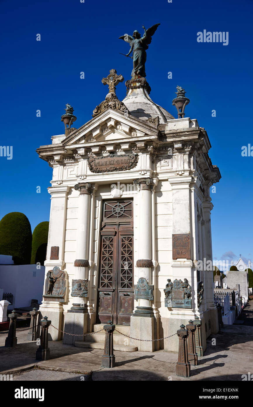 menendez family ornate mausoleum in the cemetery of Punta Arenas Chile ...