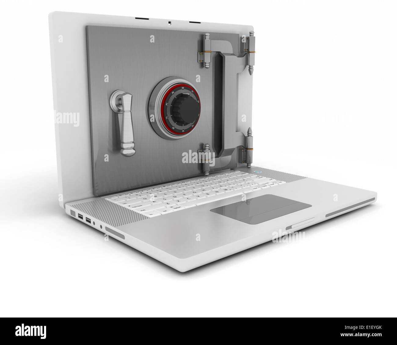 3d render of computer security Stock Photo - Alamy