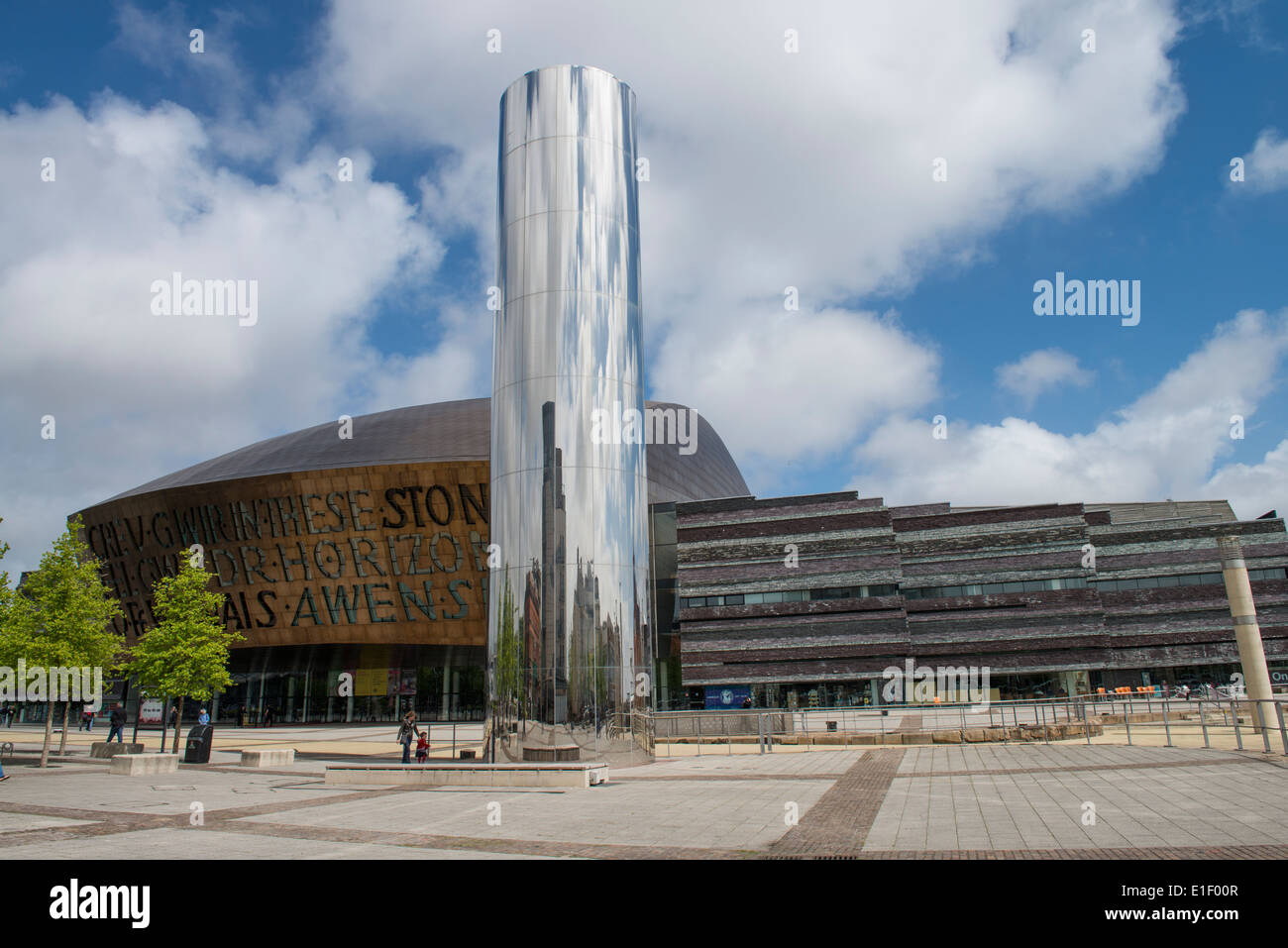 The Wales Millennium Centre, Cardiff Bay, South Wales Stock Photo - Alamy