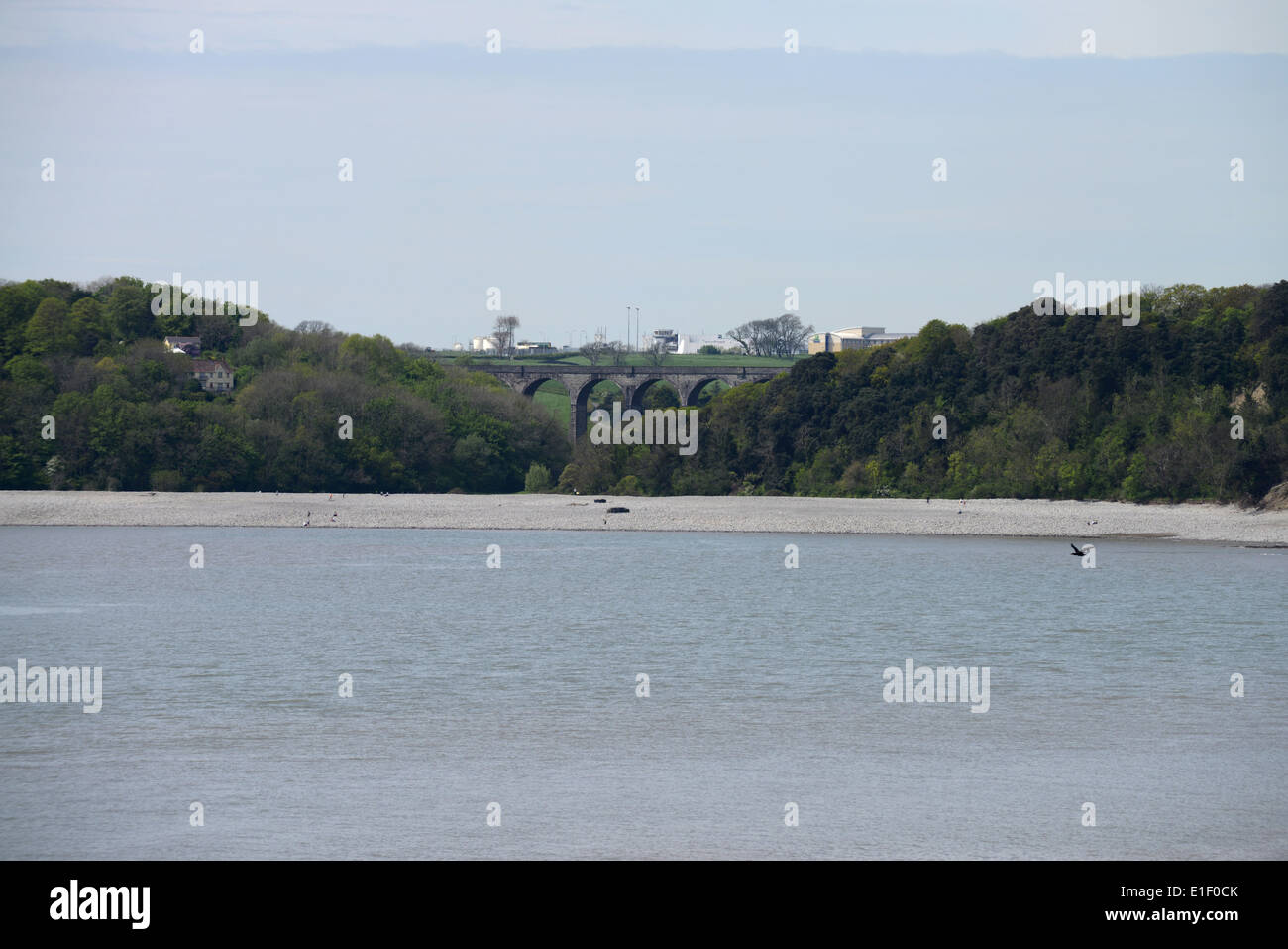 A view of Porthkerry Park and pebble beach from The Knap, Barry, South ...