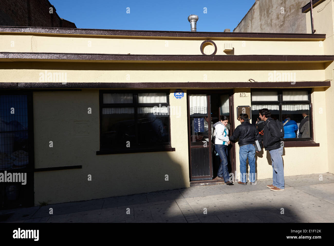 people queuing outside kiosko roca Punta Arenas Chile Stock Photo - Alamy