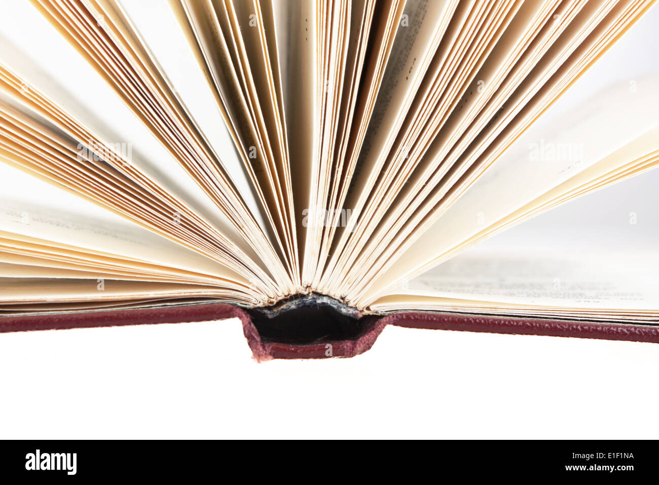 open old books isolated on white background Stock Photo - Alamy