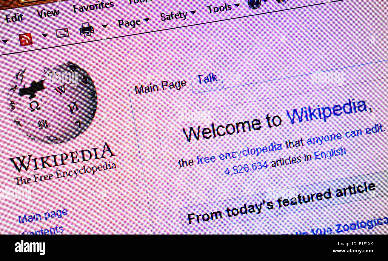 Wikipedia High Resolution Stock Photography and Images - Alamy
