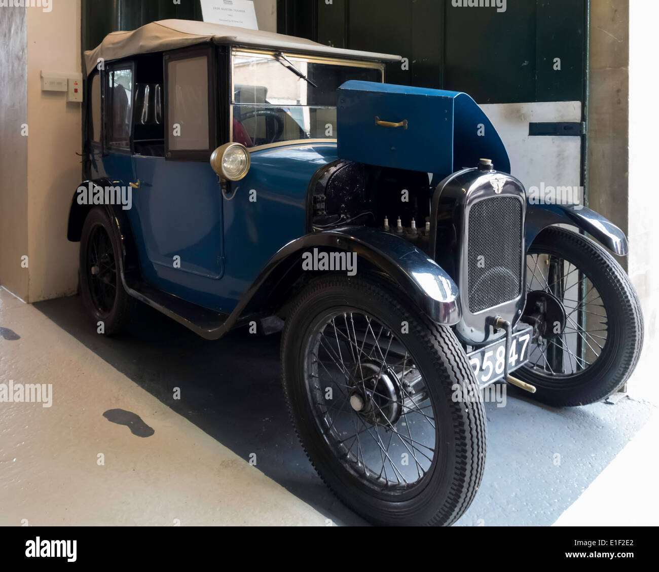 An Austin touring car built in 1926, at the Bygones Museum at Holkham ...